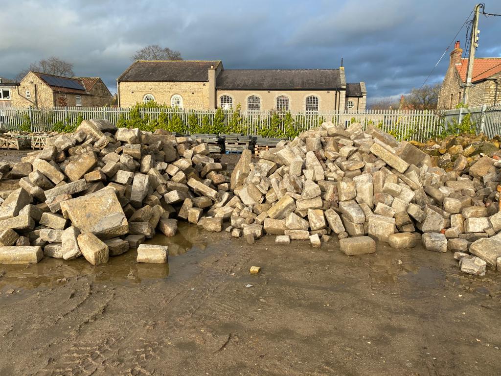 Super Reclaimed Yorkstone Walling | Prices Paving
